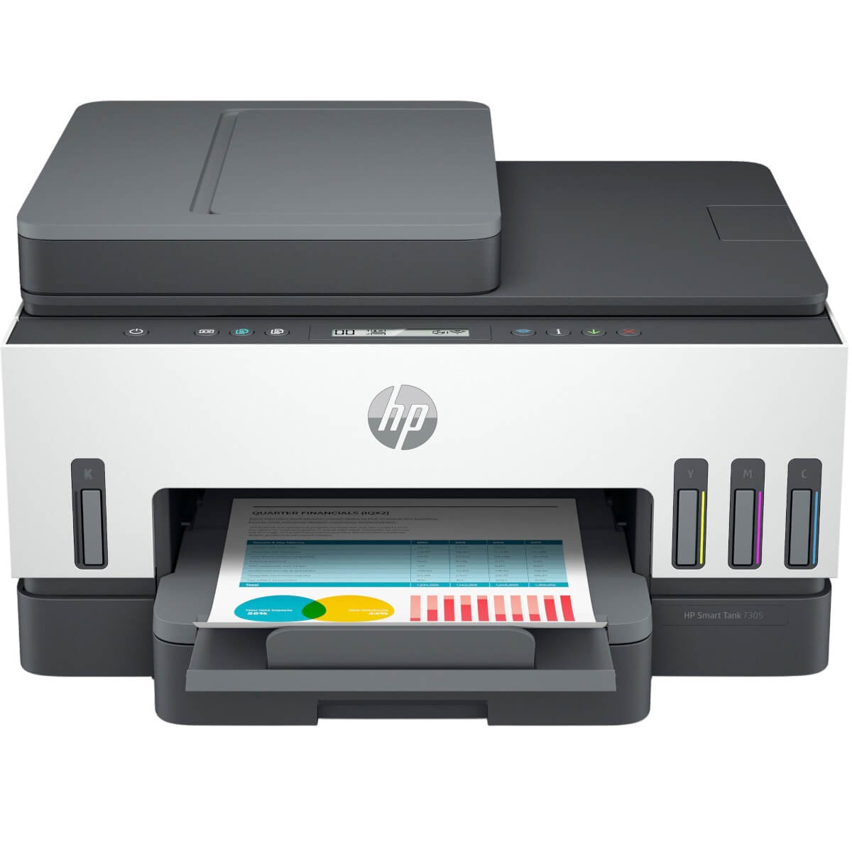 HP Colour Smart Tank 7305 Wireless All-in-One Printer with ADF [28B75A ...