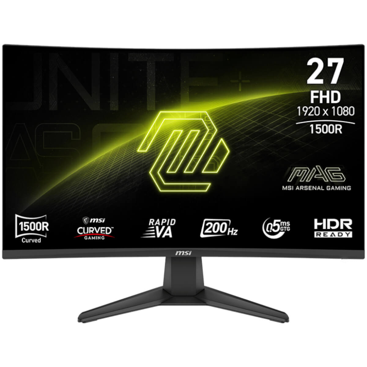 MSI MAG 276CF E20 27" FHD Curved Gaming Monitor | 200Hz, Rapid VA, 0 ...