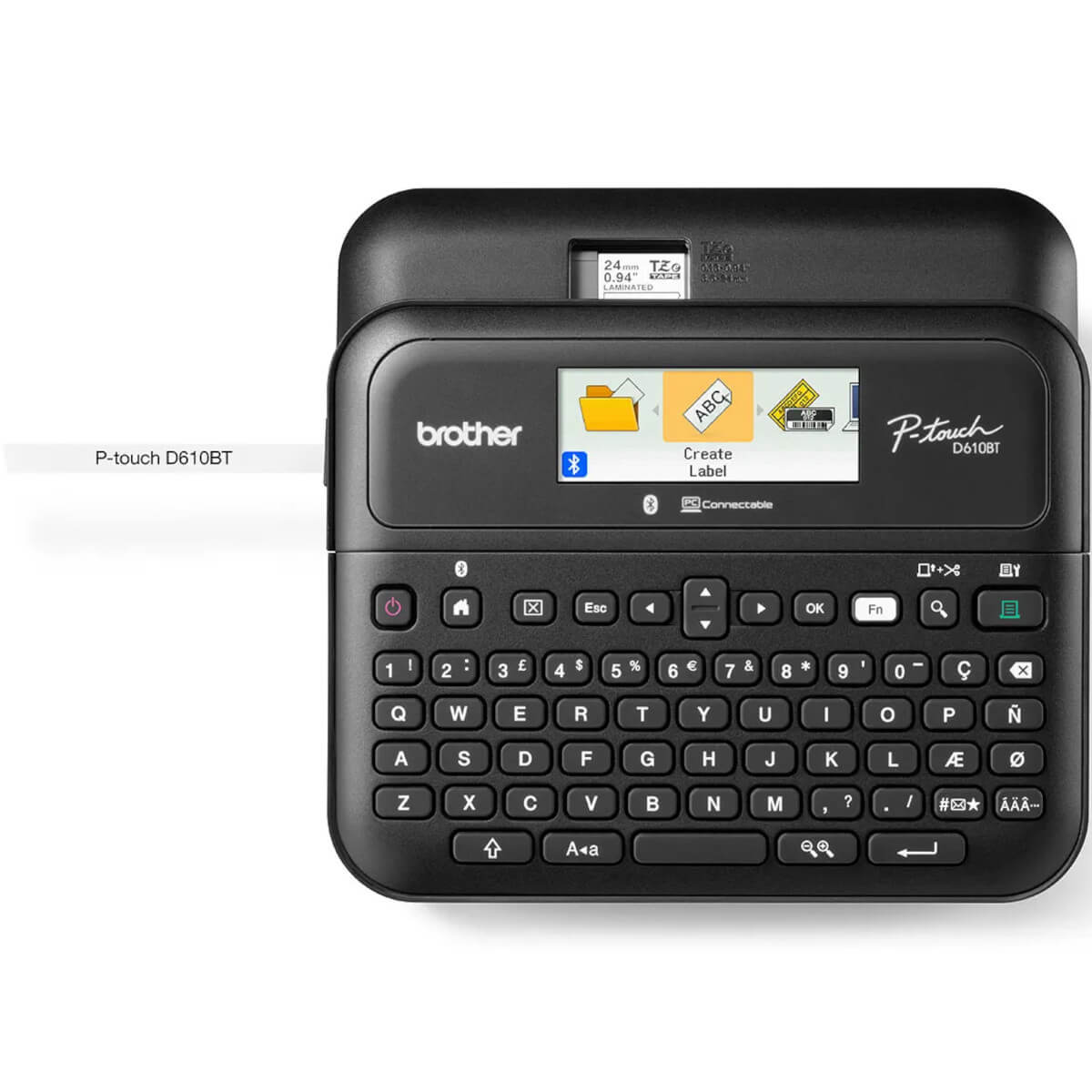 Brother PT-D610BT PC & Bluetooth Connectable P-Touch Labeller with ...